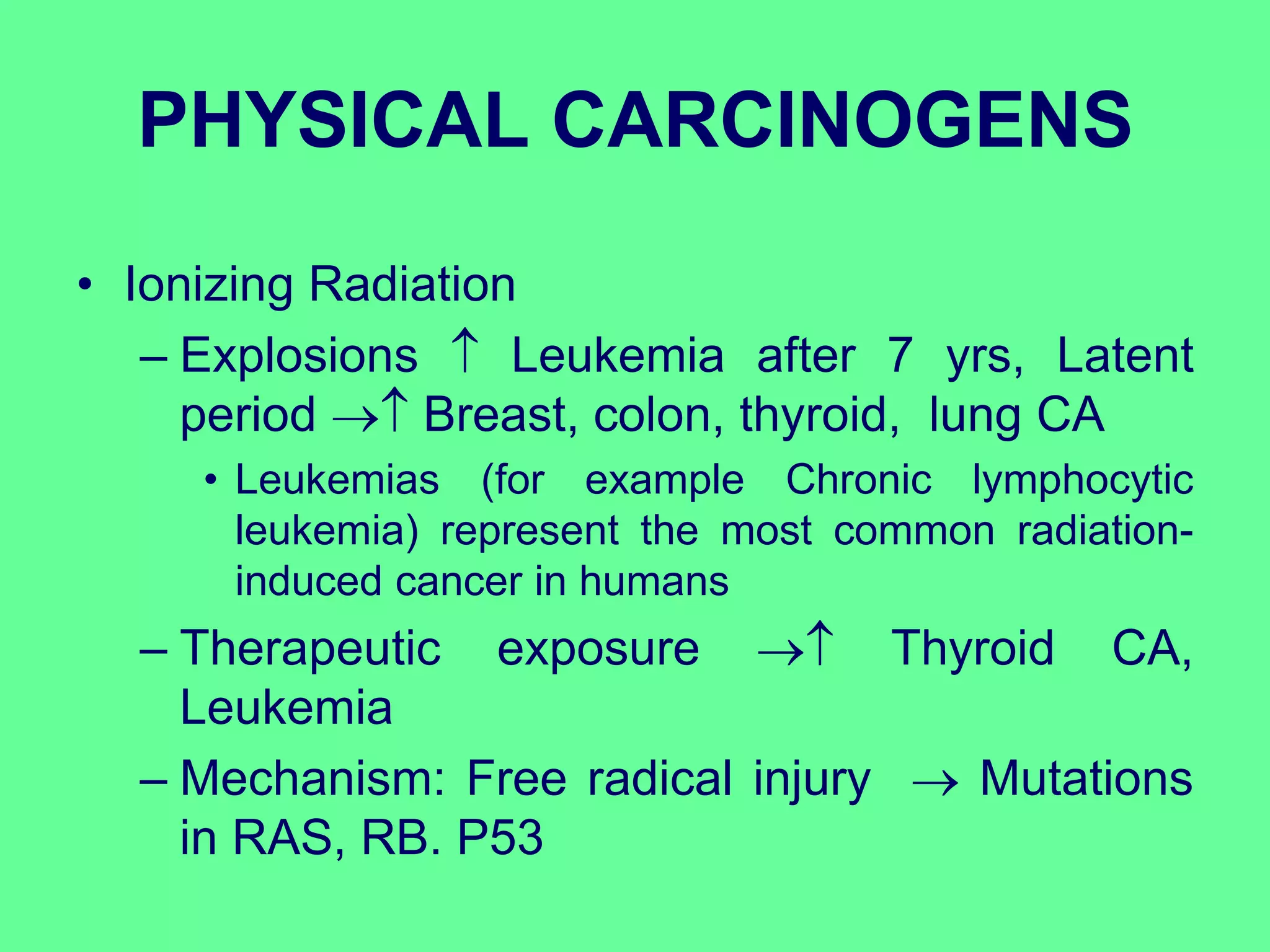 Carcinogens | PPT