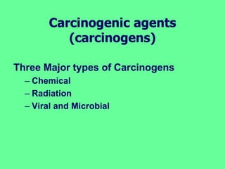 Carcinogen Examples