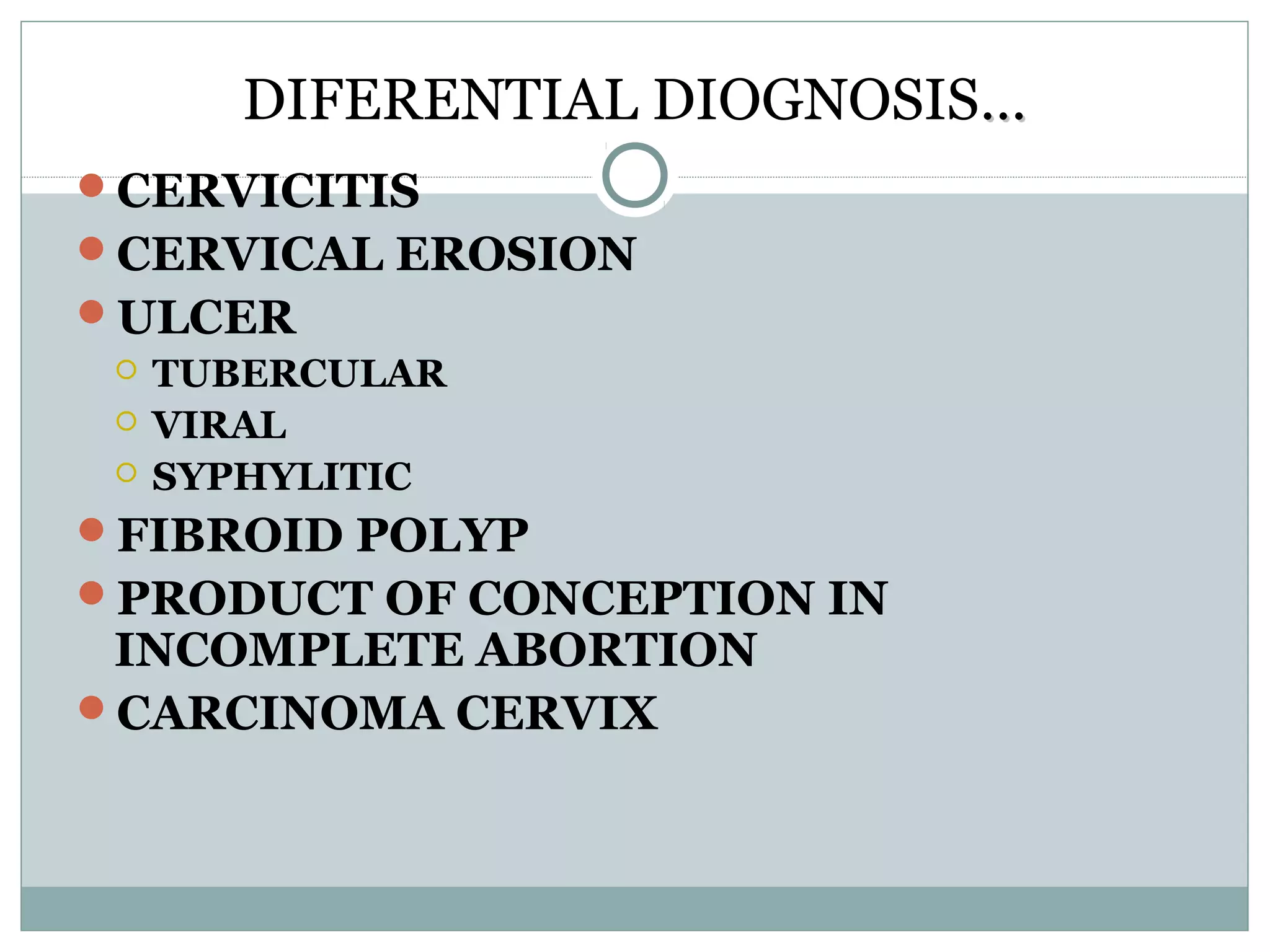 Carcinoma cervix | PPT