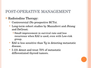 Carcinoma Of Thyroid Gland | PPT