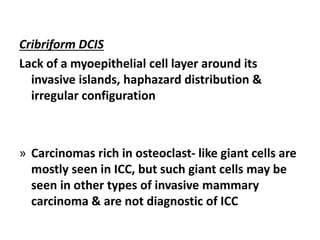 Carcinoma breast clinical pathology dr mnr | PPTX