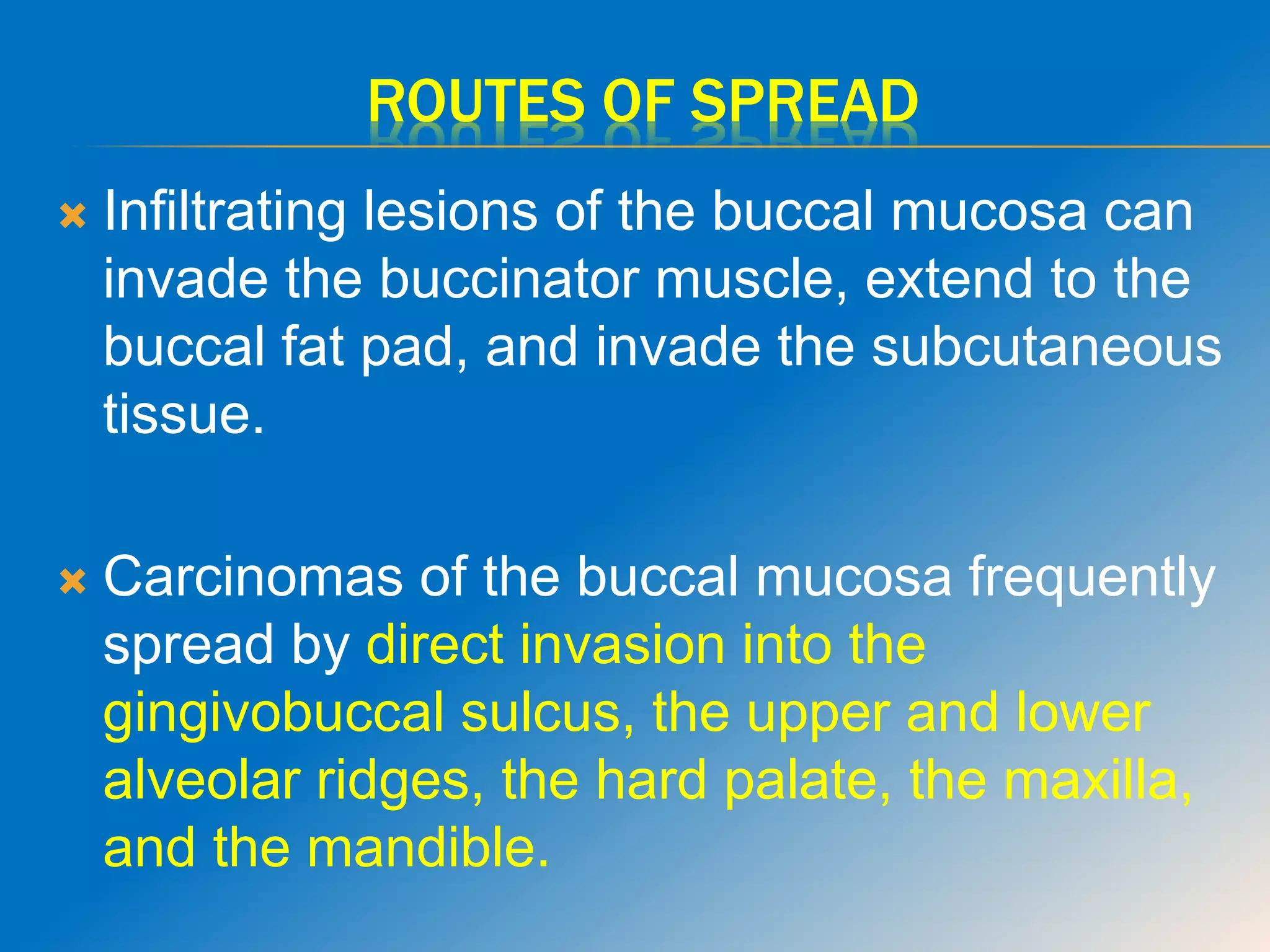 Carcinoma buccal mucosa | PPTX