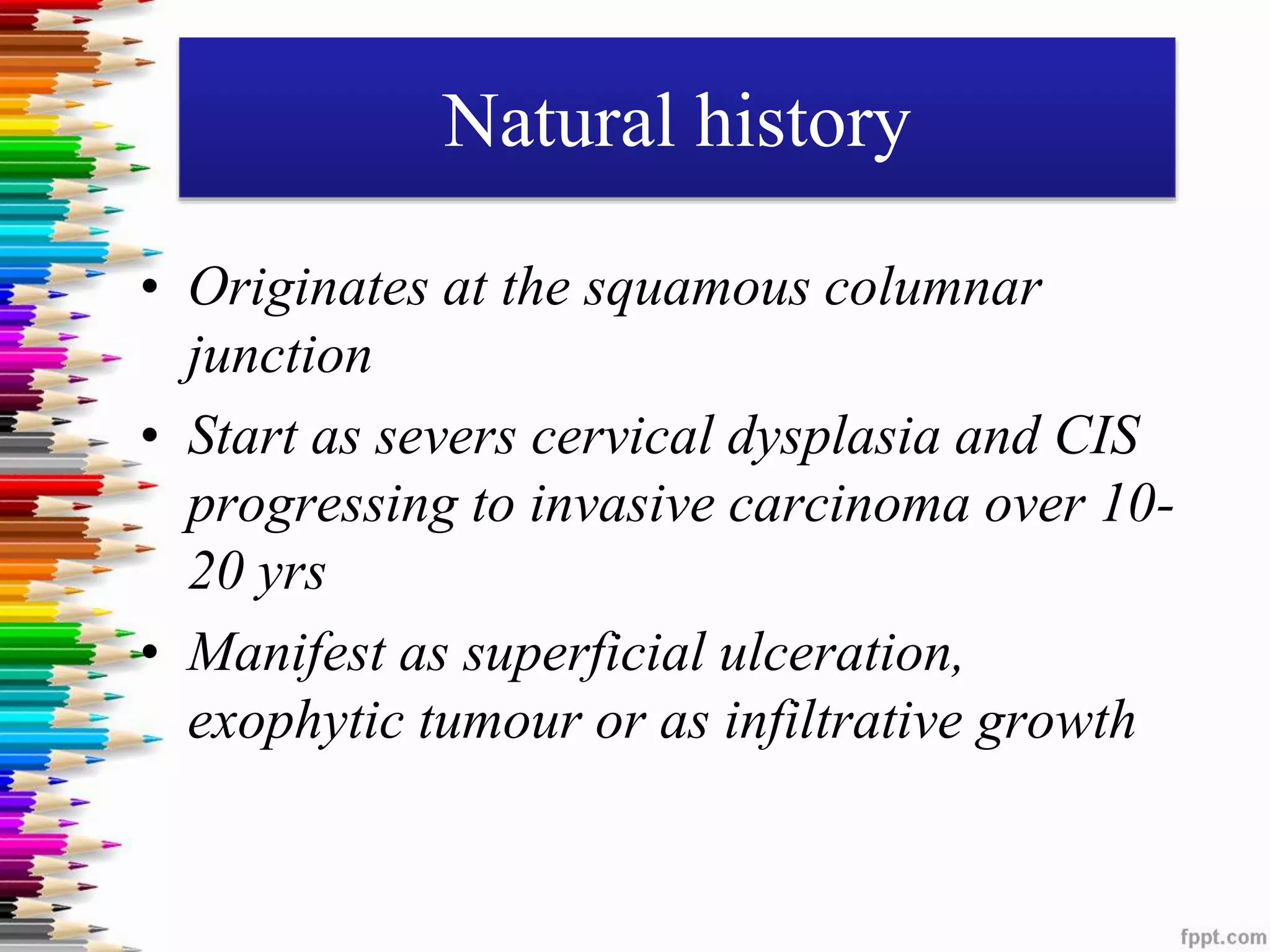 Management of Carcinoma cervix | PPTX