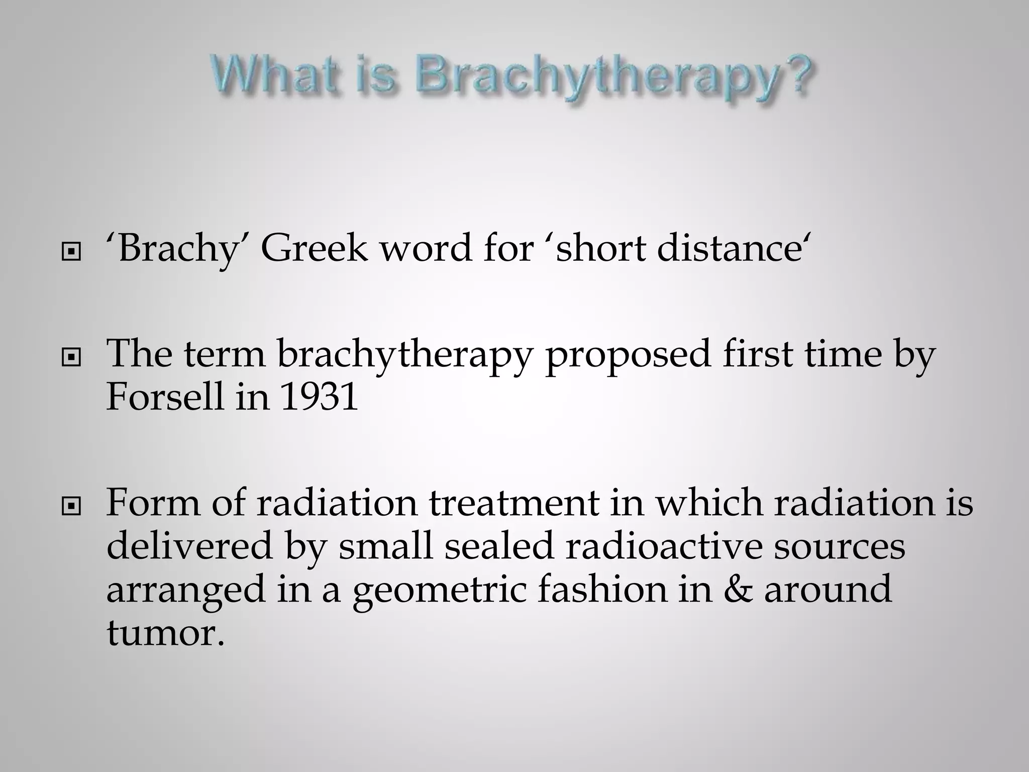 Carcinoma cervix brachytherapy- dr upasna | PPTX