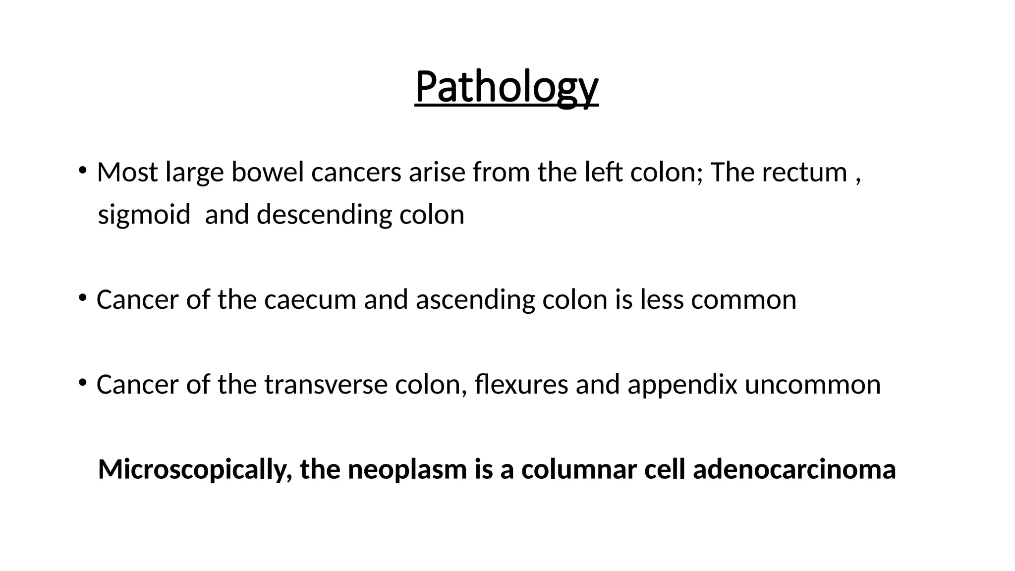 CARCINOMA_COLON powepoint for mbbs students | PPTX