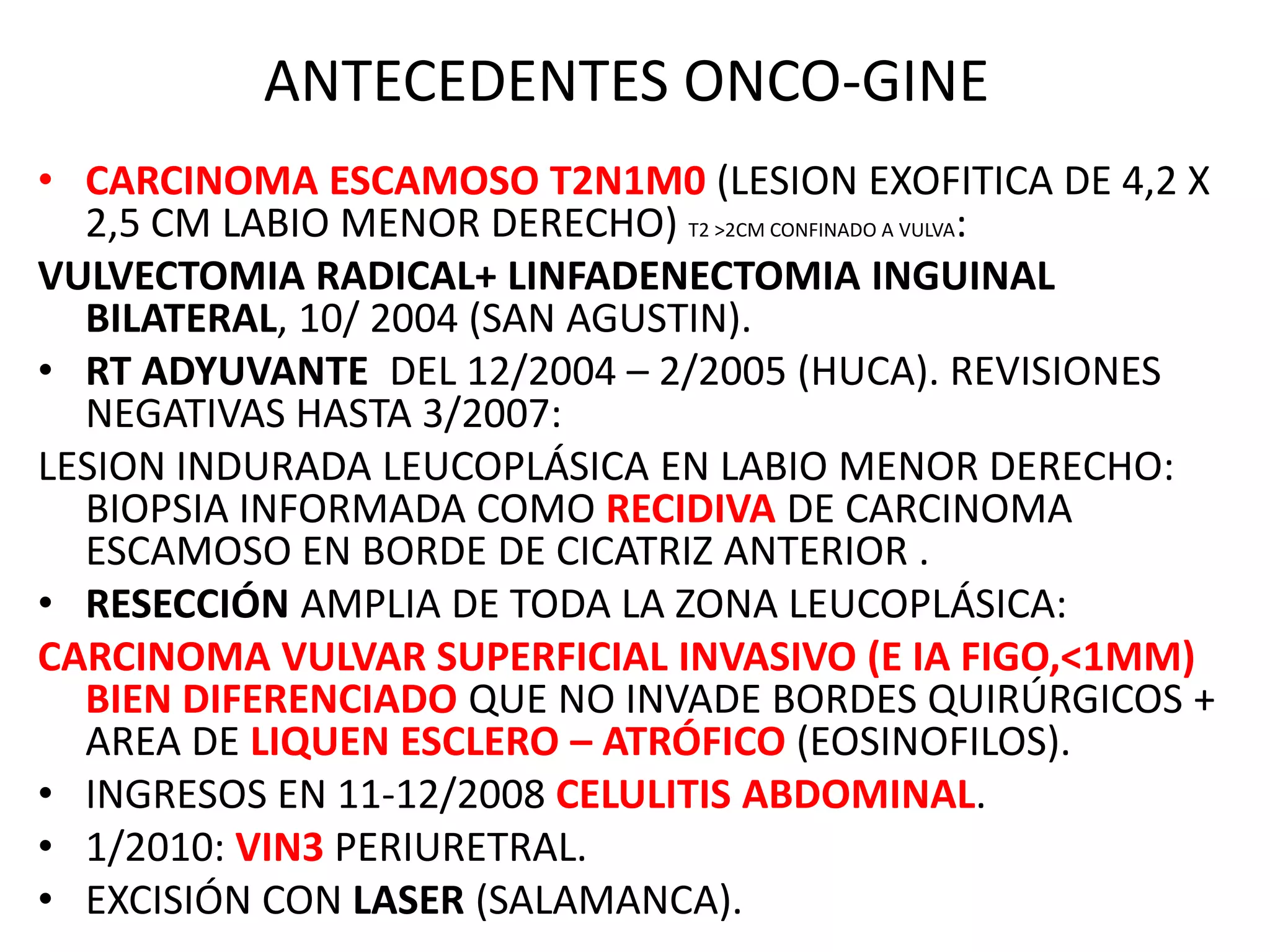 Carcinoma de vulva | PPTX
