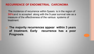 Carcinoma Endometrium DR H.K.Cheema Professor-OBG,PIMS Jalandhar | PDF