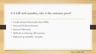 Carcinoma Gall Bbladder,introduction,pathogenesis,diagnosis,managment ...