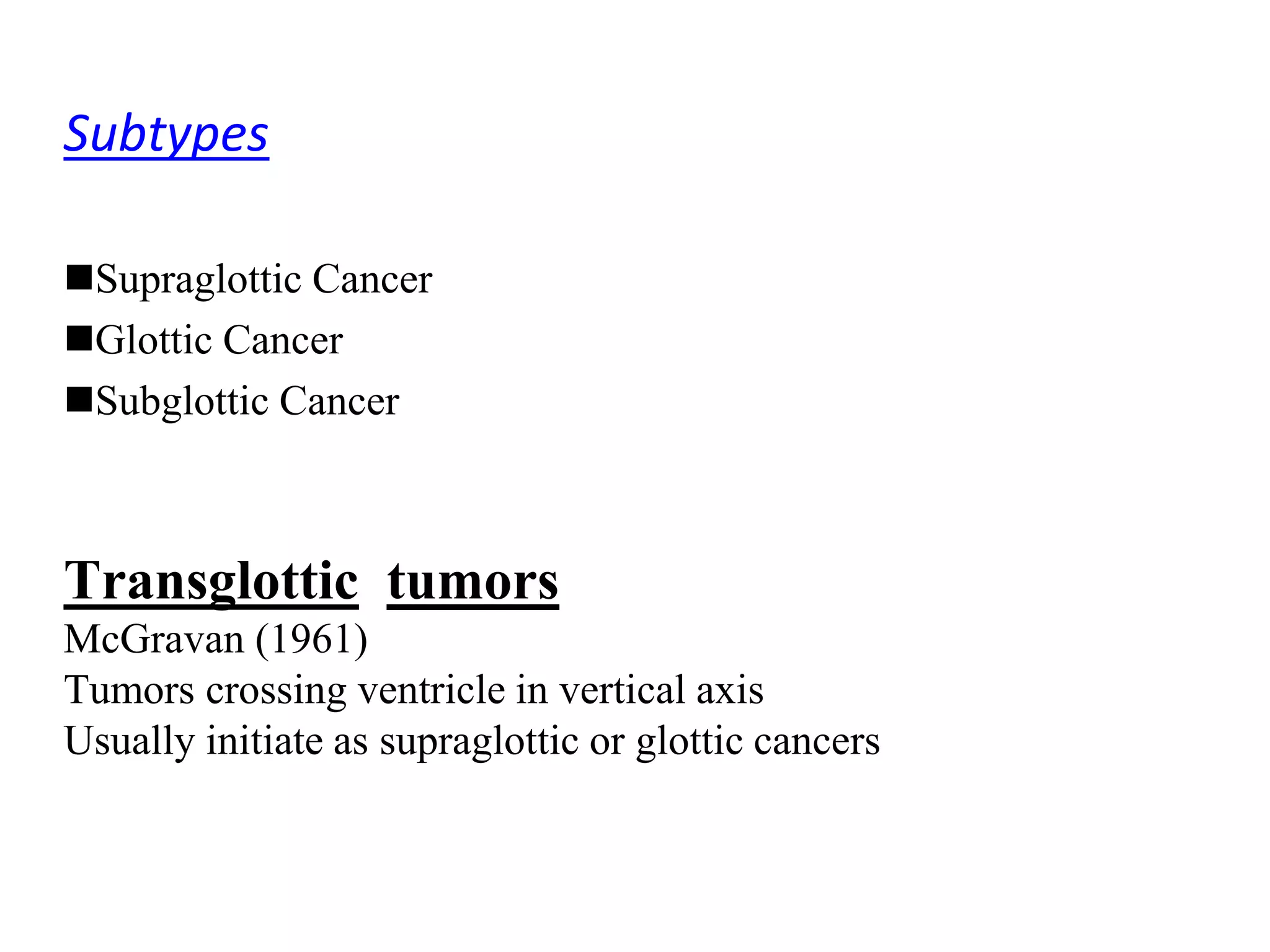 Carcinoma larynx management | PPTX