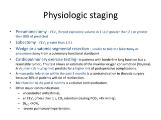 Carcinoma lung; management | PPTX