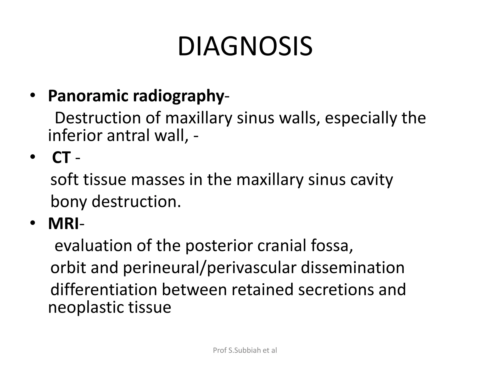 Carcinoma Maxillary sinus | PPTX