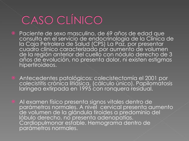 Carcinoma medular de tiroides sully rodriguez castro | PPT | Thyroid ...