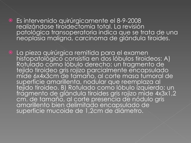 Carcinoma medular de tiroides sully rodriguez castro | PPT | Thyroid ...