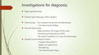 CARCINOMA OF CAECUM and treatment of lower GI cancers.pptx