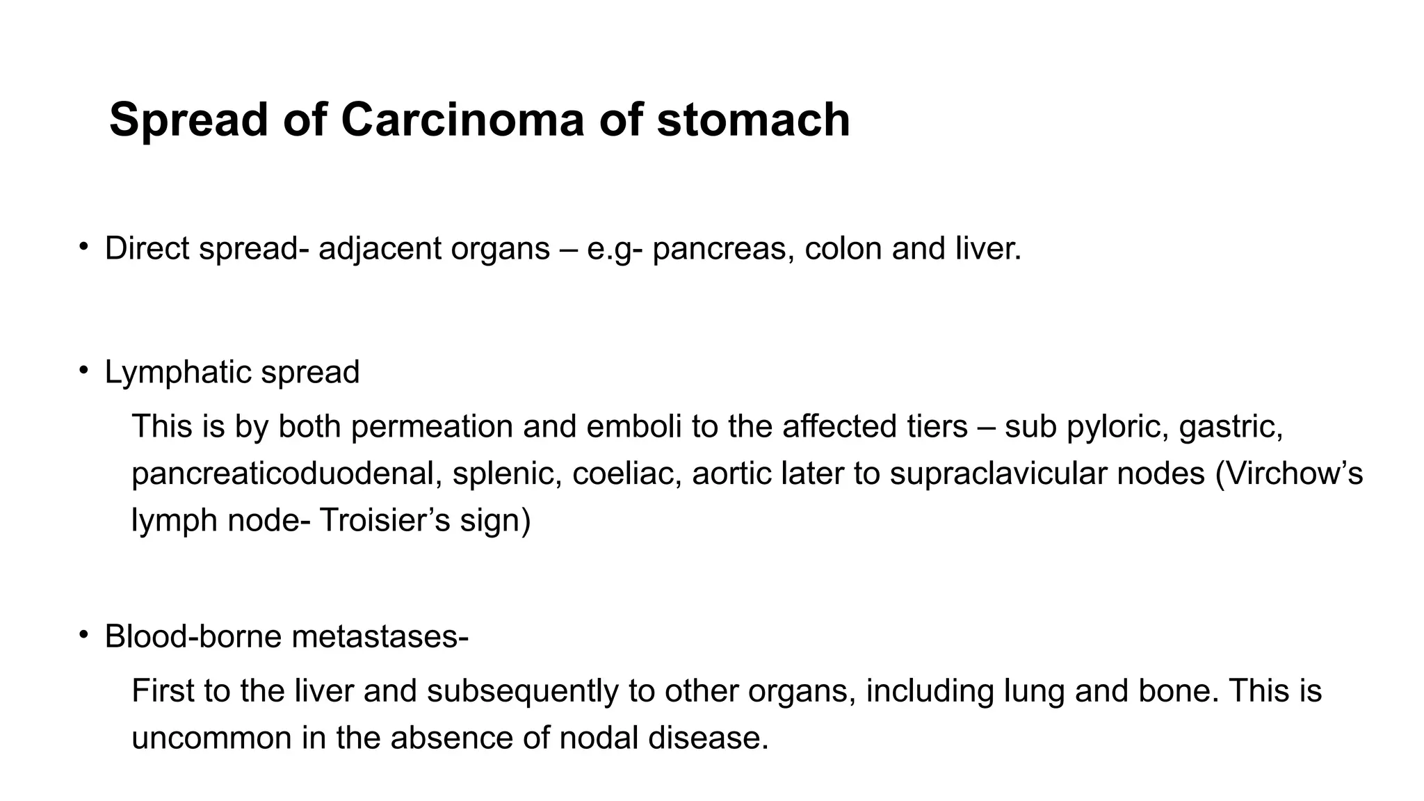 Carcinoma of Stomach - presentation by residents | PPTX