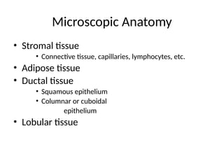 CARCINOMA OF THE BREAST detaile lecture diagnosis | PPTX