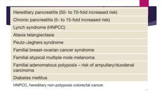 Carcinoma of the pancreas | PPTX
