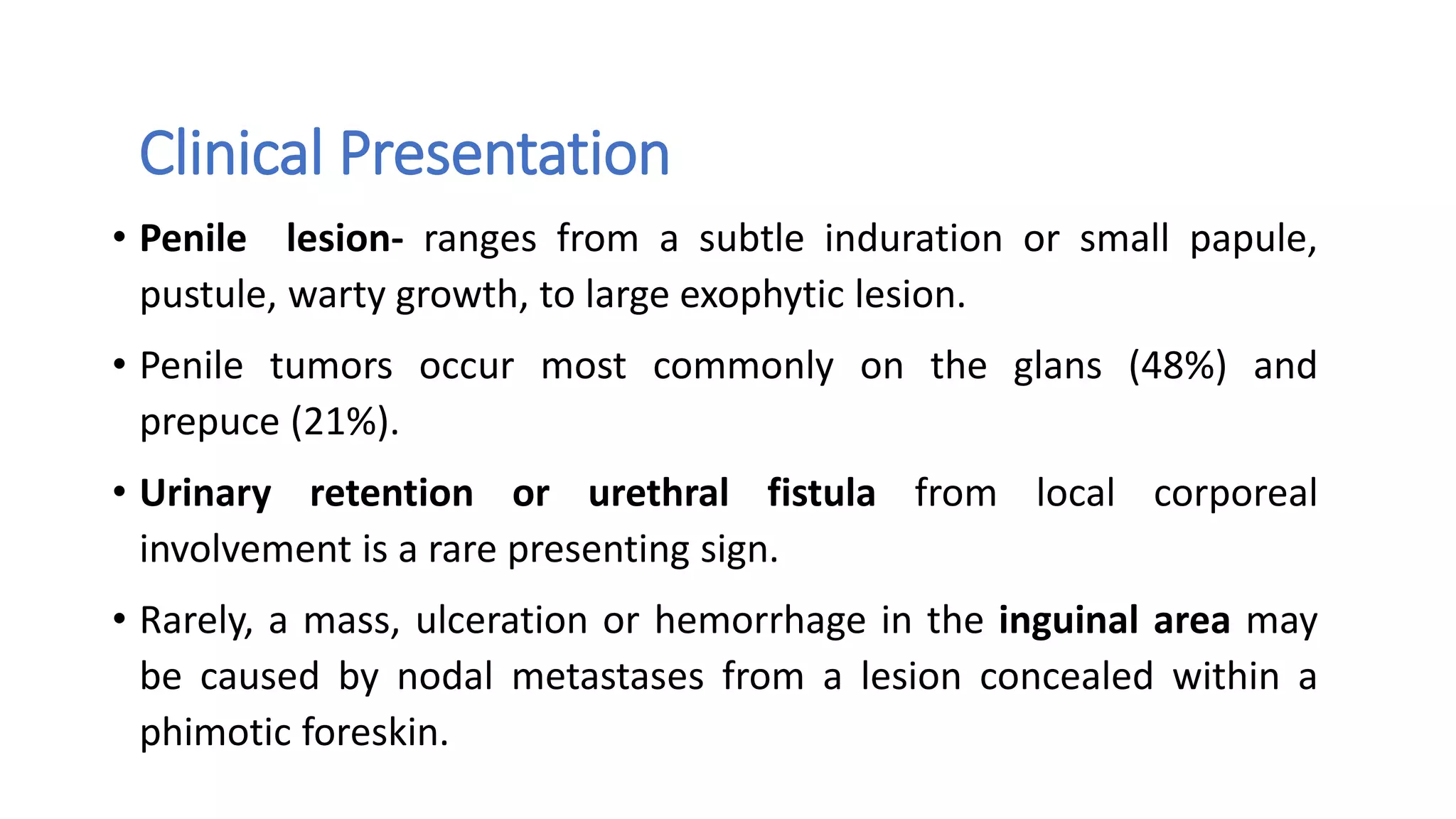 Carcinoma penis | PPTX