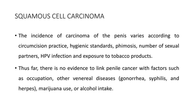 Carcinoma penis | PPTX