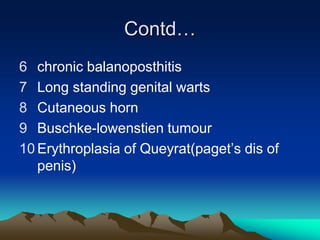 Carcinoma penis (Genito-Uro oncosurgery).ppt