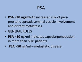 Carcinoma prostate | PPTX