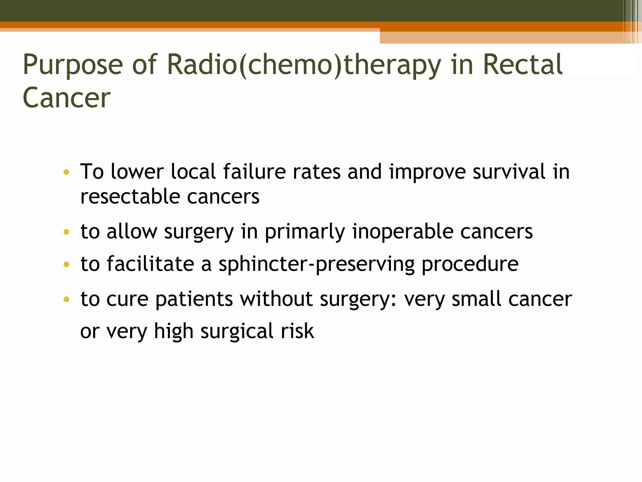 Carcinoma rectum (Rectal Cancer) | PPT