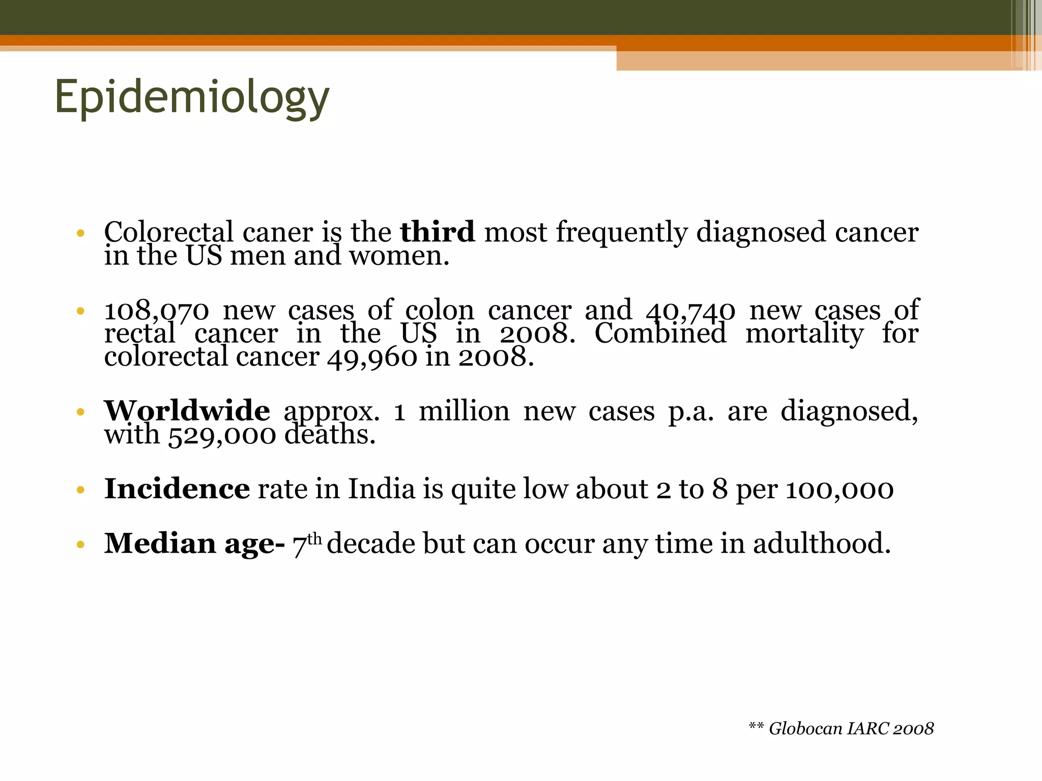 Carcinoma rectum (Rectal Cancer) | PPT