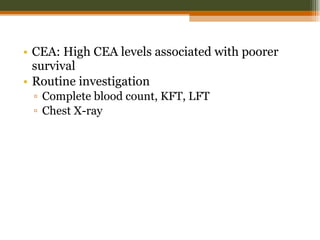 Carcinoma rectum (Rectal Cancer) | PPT