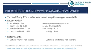 Carcinoma rectum: Sphincter Preservation Strategies | PPT | Surgery ...