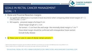 Carcinoma rectum: Sphincter Preservation Strategies | PPT