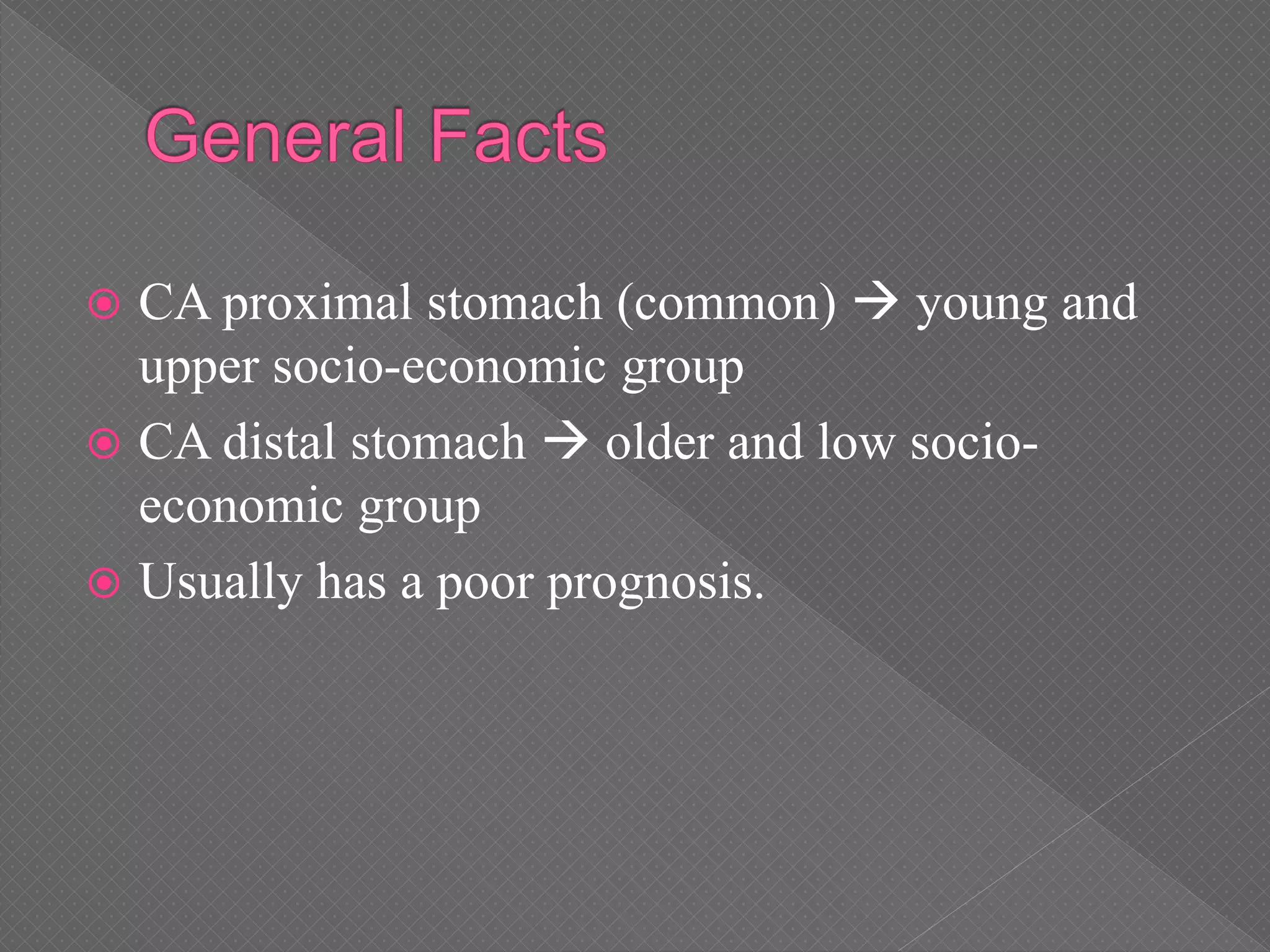 Carcinoma stomach | PPTX | Digestive Disorders | Diseases and Conditions