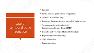Carcinoma temporal bone | PPTX