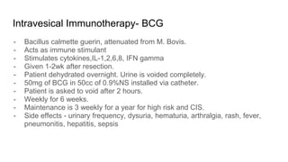 Carcinoma urinary bladder | PPTX
