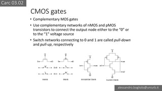 CArcMOOC 03.02 - Switching networks and combinational circuits | PDF