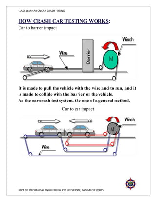 Car crash testing | DOCX