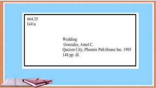 Card Catalog- Grade 7 | PPTX