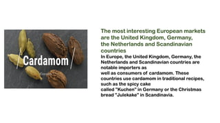Cardamom | PDF | Commodities | Economy