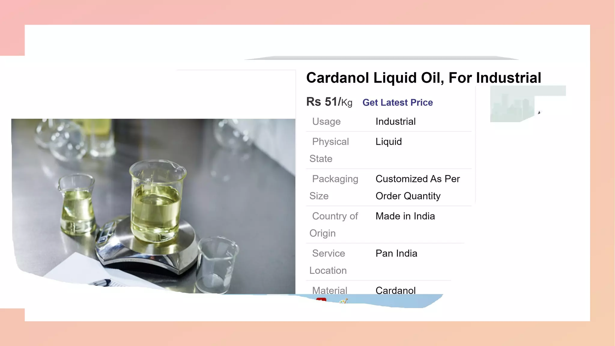 Cardanol database | PDF