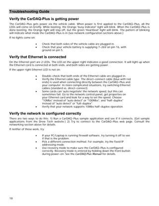 CarDAQ Plus Manual from Clark Heintz Tools & Equipment LLC | PDF