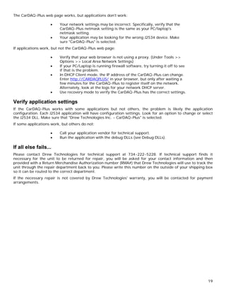 CarDAQ Plus Manual from Clark Heintz Tools & Equipment LLC | PDF