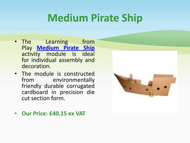 Cardboard Pirate Ship | PPT