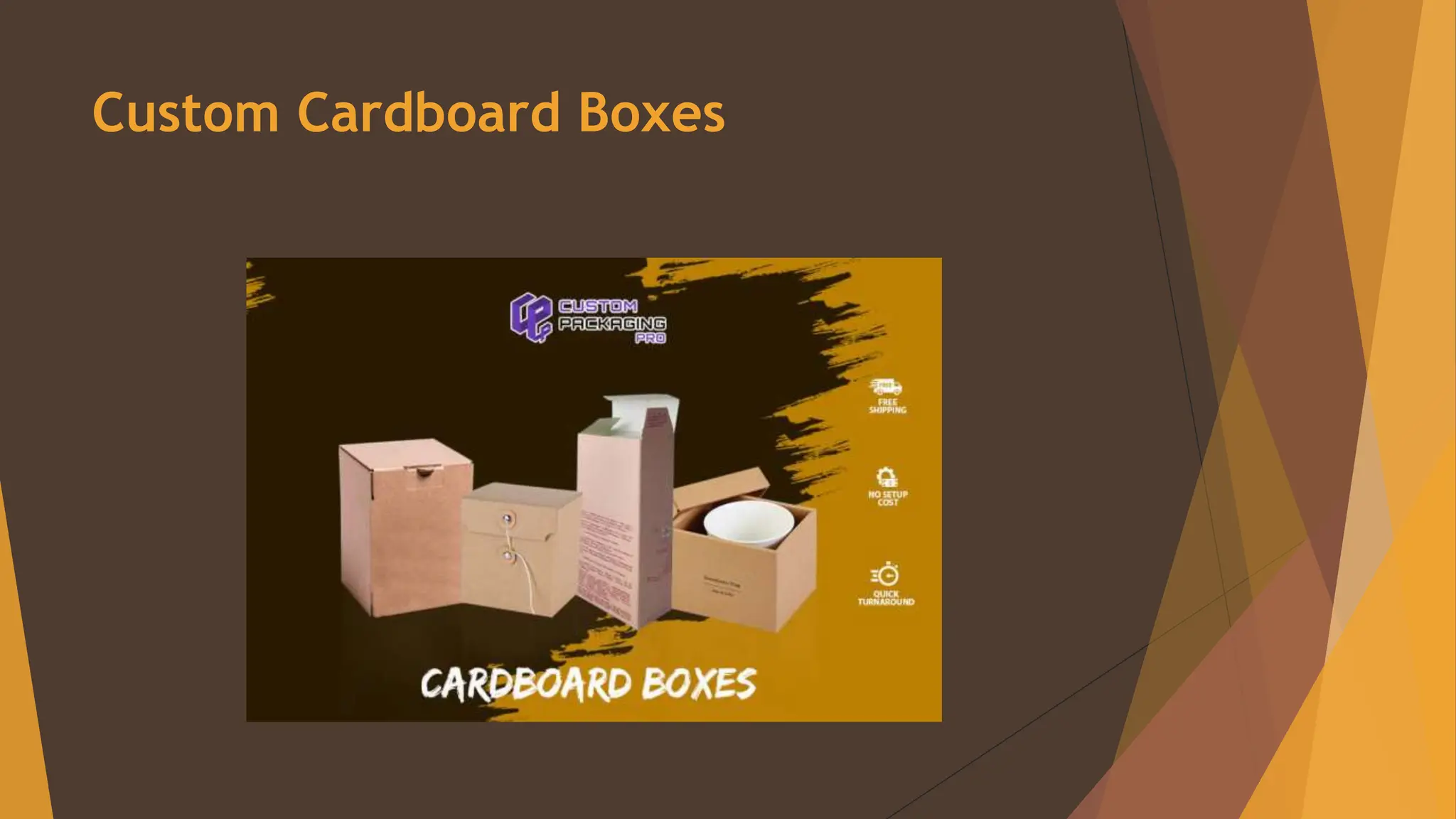 Cardboard Boxes | PPT