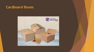 Cardboard Boxes | PPT