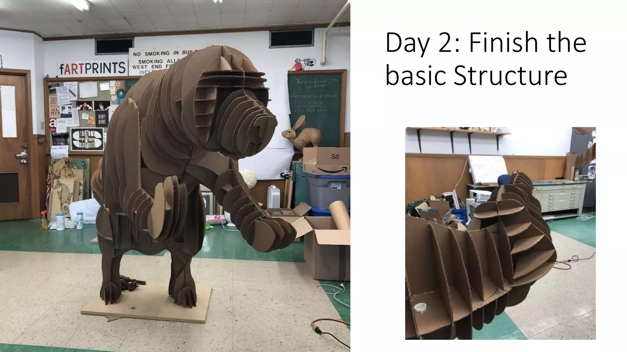 Cardboard figure modeling project | PPT