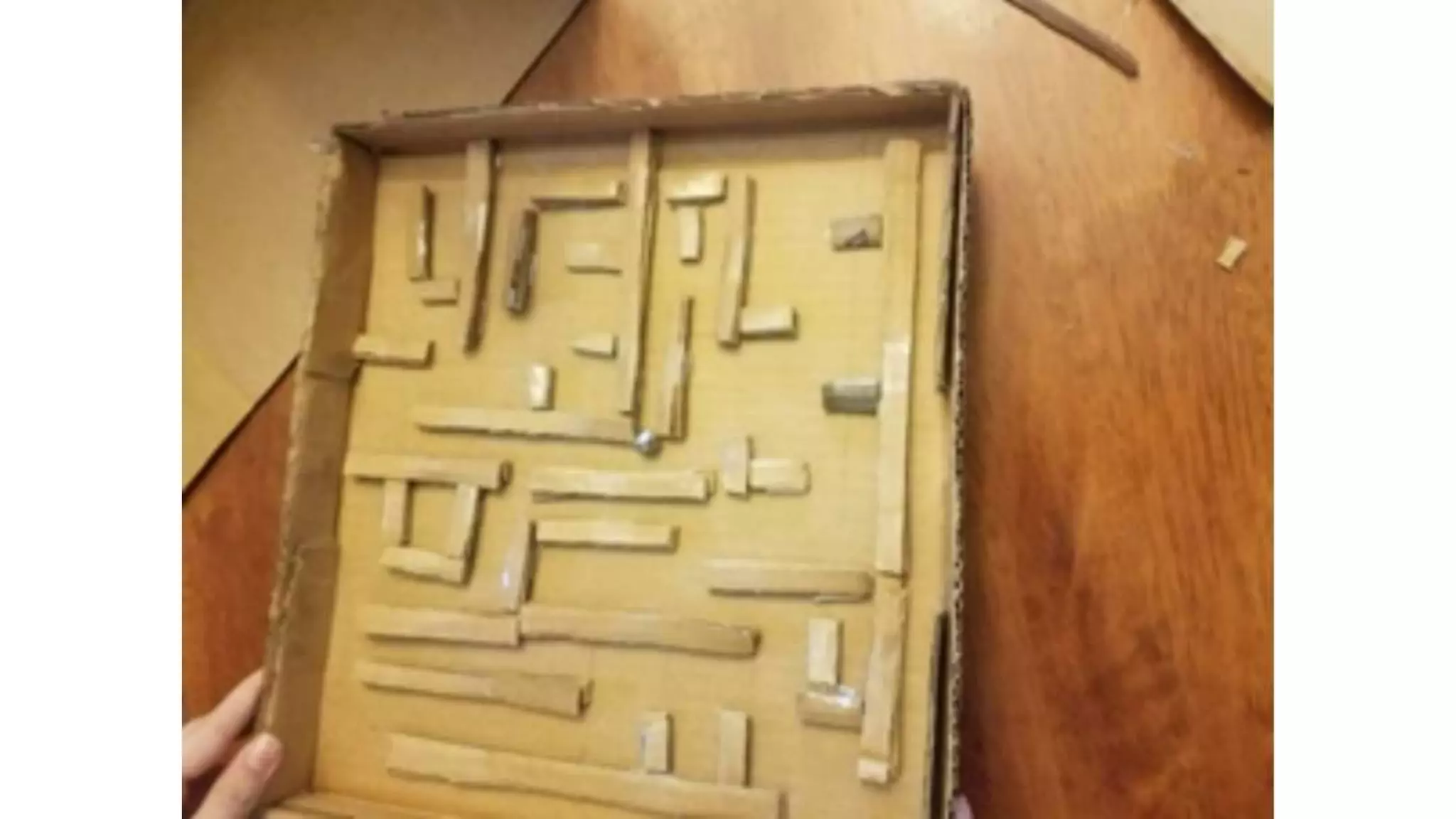 Cardboard Marble Run | PPTX