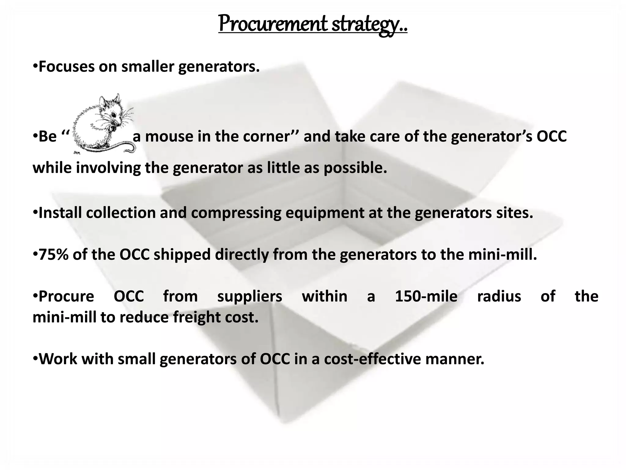 SCM case study: Cardboard mfg units | PPTX