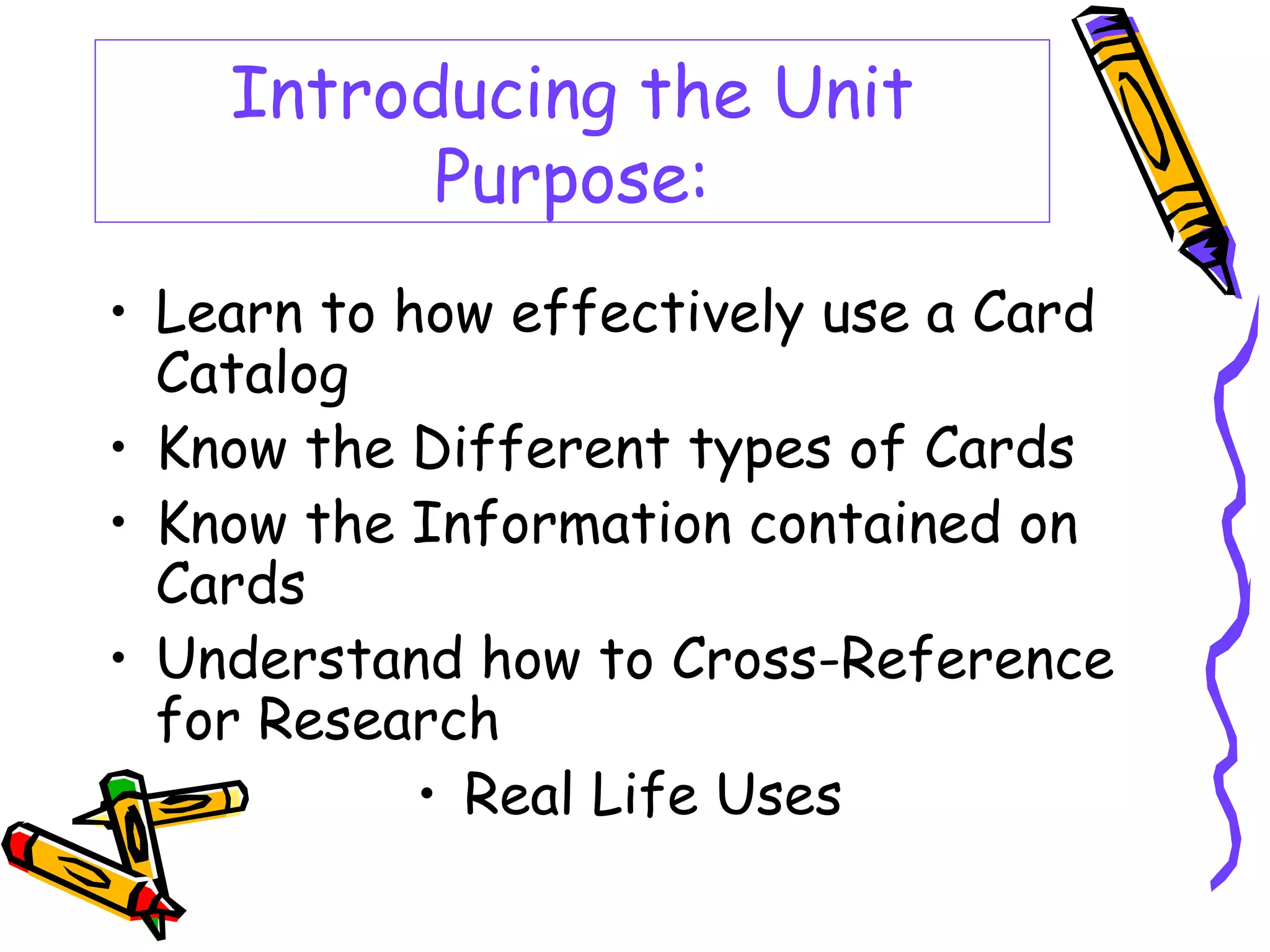 Card catalog (library) | PPT