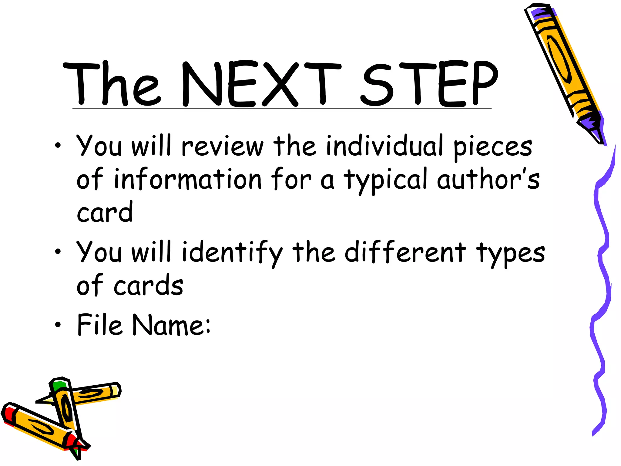 Card catalog (library) | PPT