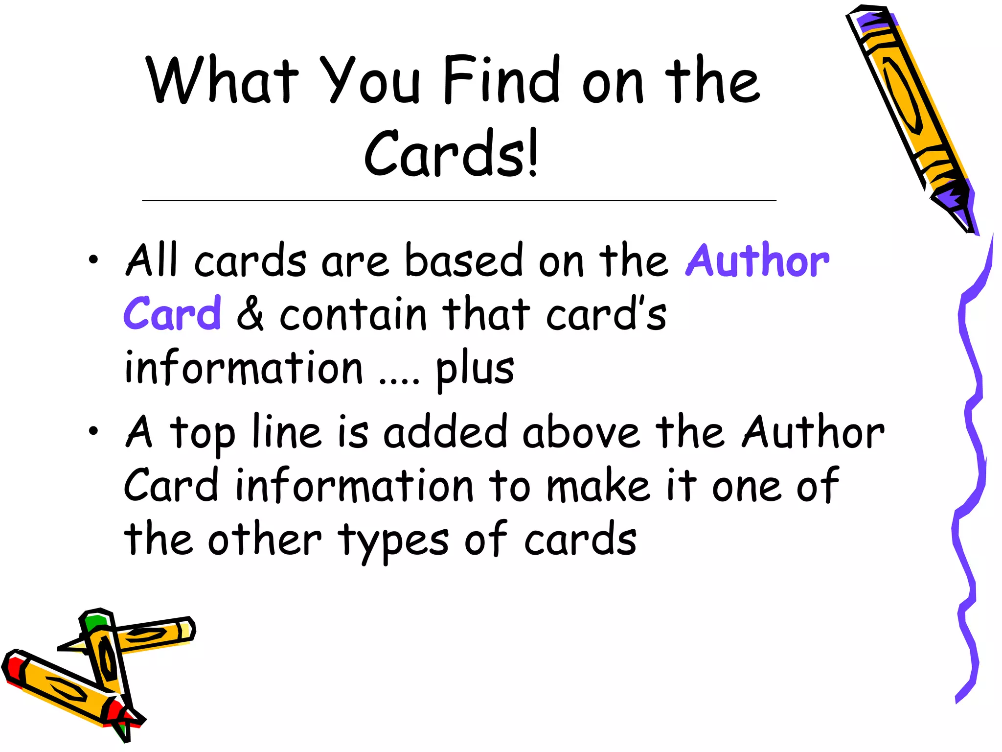Card catalog (library) | PPT