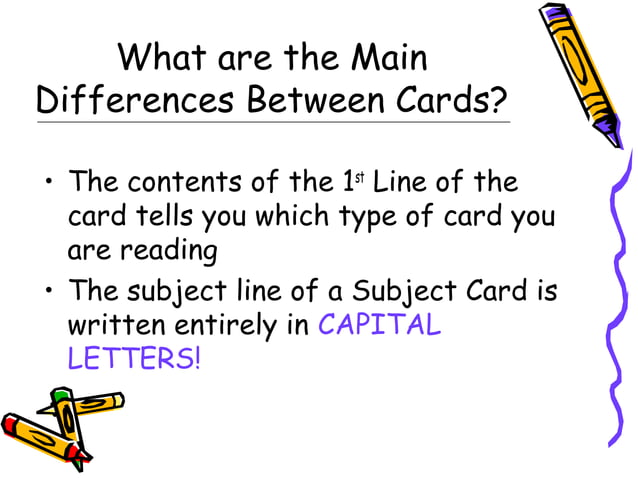 Card catalog (library) | PPT